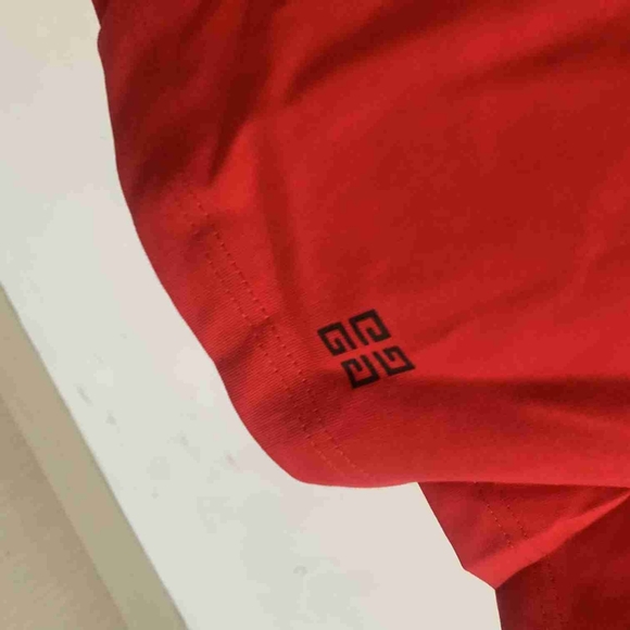 Givenchy | Shirts | Red Short Sleeve Givenchy Tshirt | Poshmark
